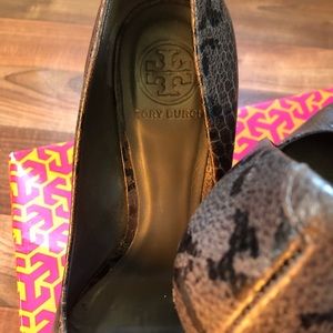 Tory Burch | Shoes | Tory Burch Jude Snake Print Heels | Poshmark